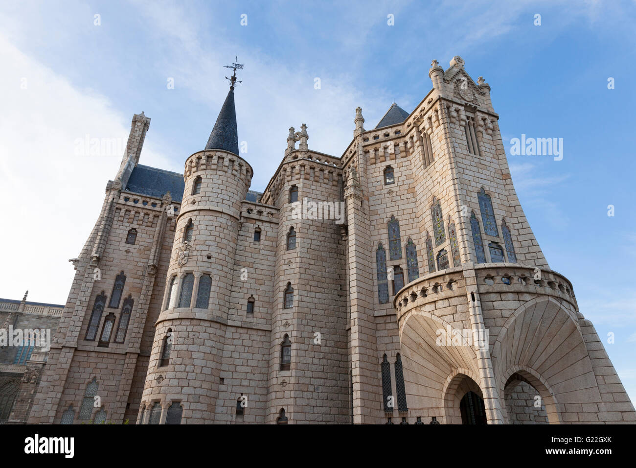 Astorga, Spain: The Episcopal Palace of Astorga was built by Catalan ...