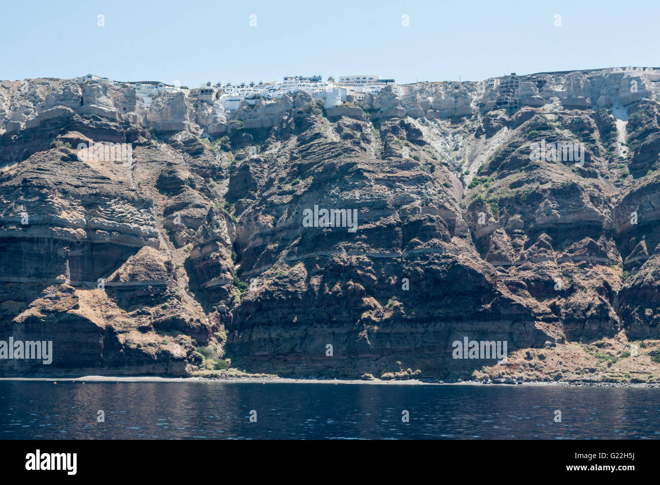 Edge caldera white houses hi-res stock photography and images - Alamy