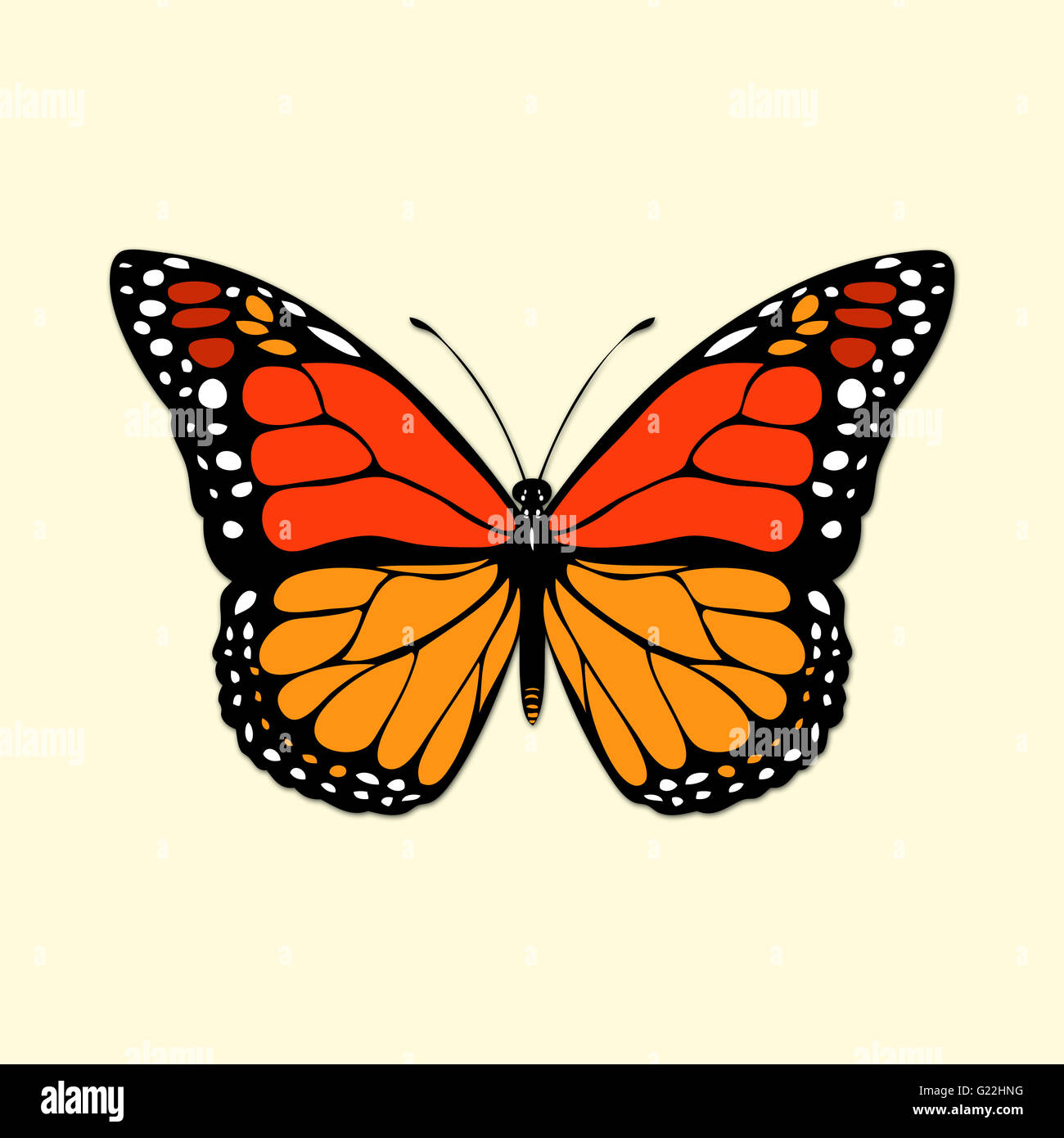 Butterfly design. It resembles a monarch butterfly Stock Photo - Alamy