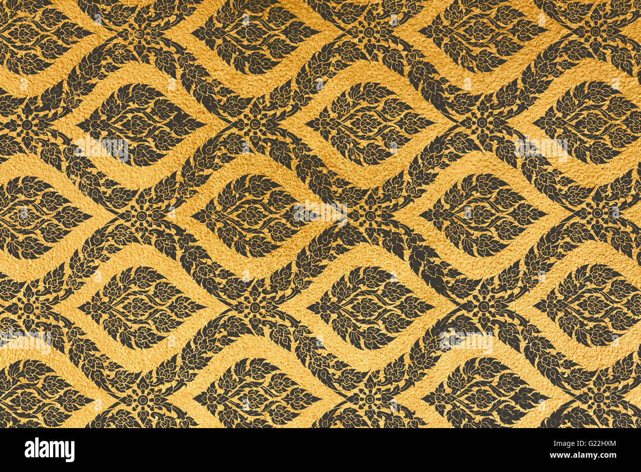 Thai Buddhist Temple Door Pattern In Bangkok Thailand Stock Photo - Alamy