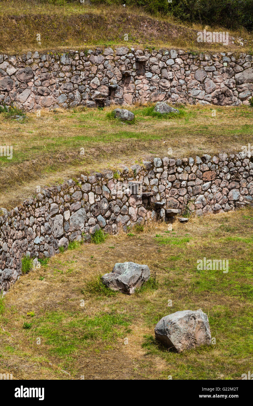 Inca terraces with stairs hi-res stock photography and images - Alamy