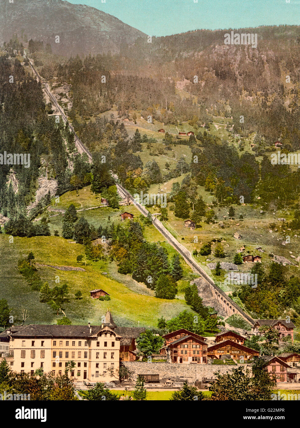 Mürren railway hi-res stock photography and images - Alamy