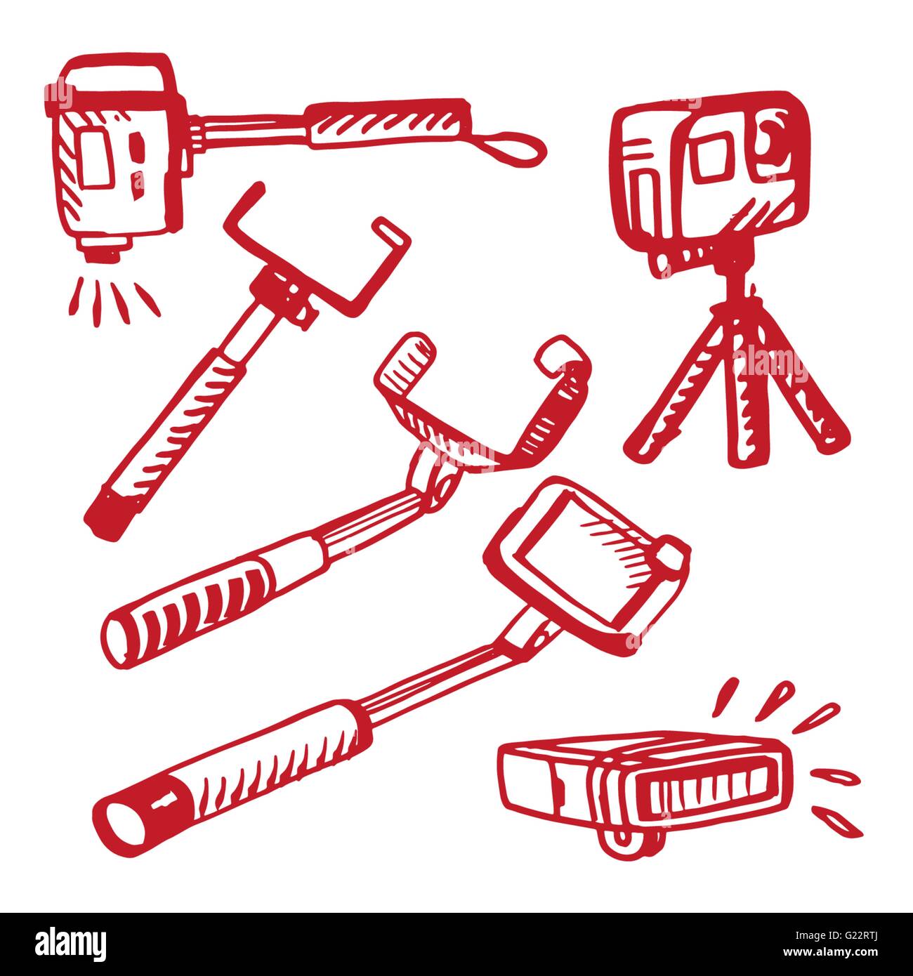 Computer smartphone device gadgets Stock Vector Images - Alamy