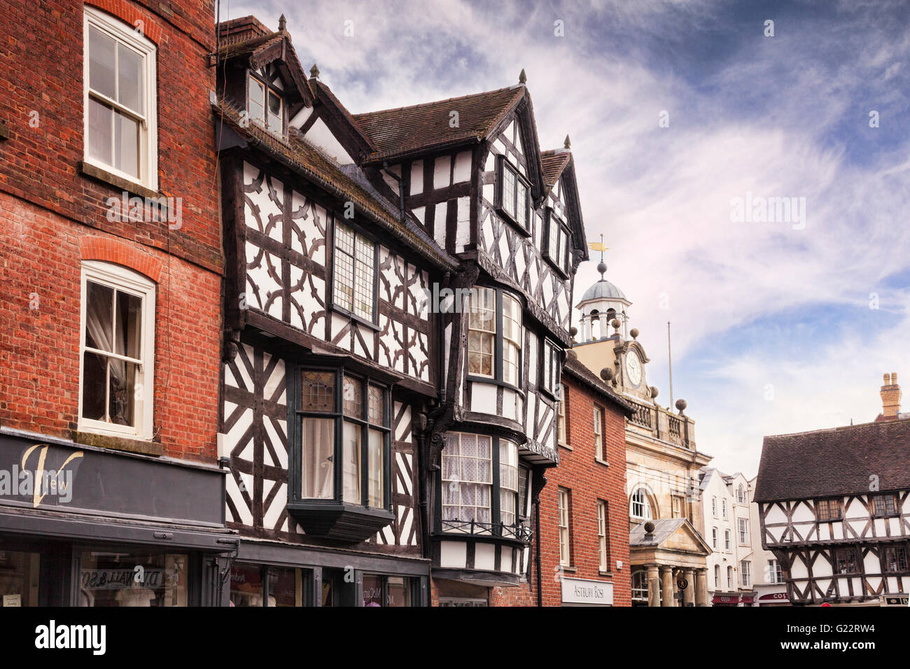 Ludlow town centre hi-res stock photography and images - Alamy