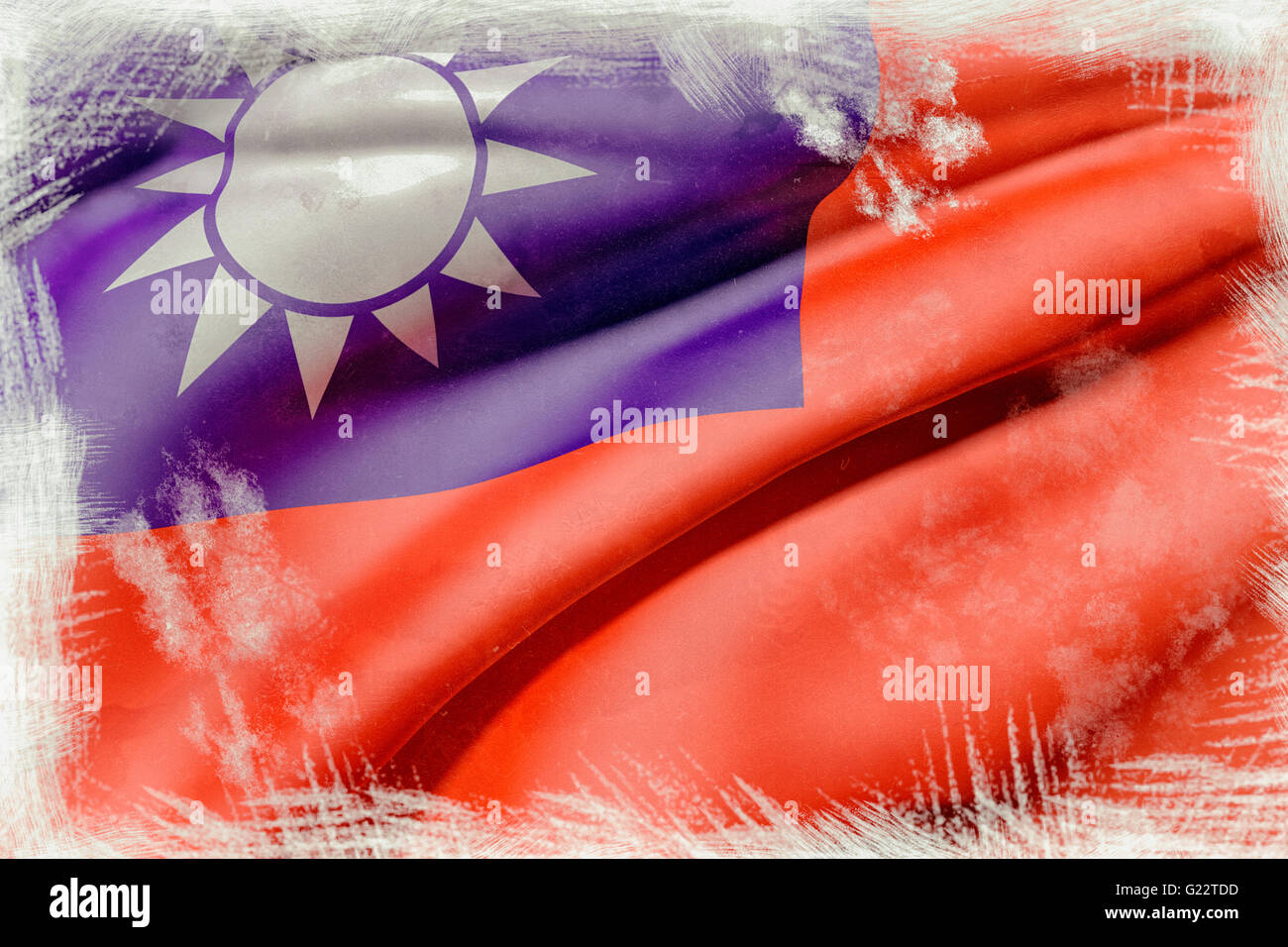 Old taiwan flag hi-res stock photography and images - Alamy