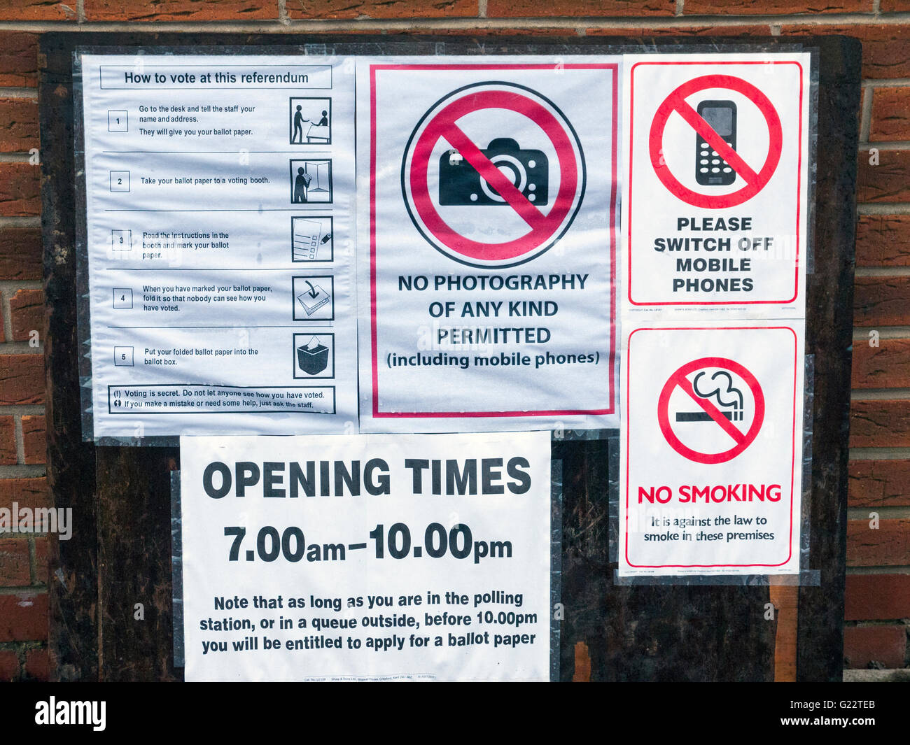 How to vote and what not to do inside a polling station in Cheshire UK ...