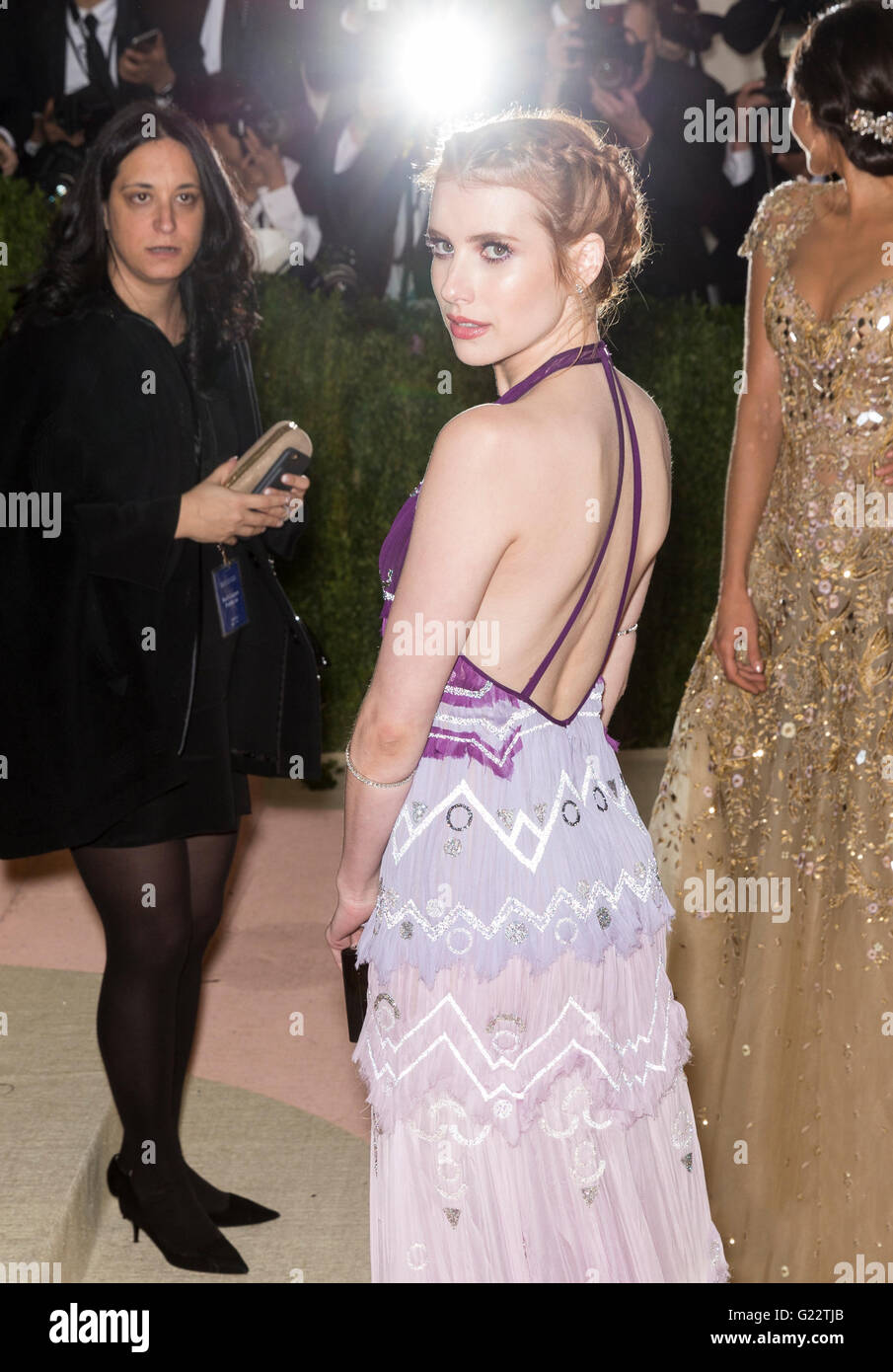 New York City, USA - May 2, 2016: Actress Emma Roberts attends the 2016 ...