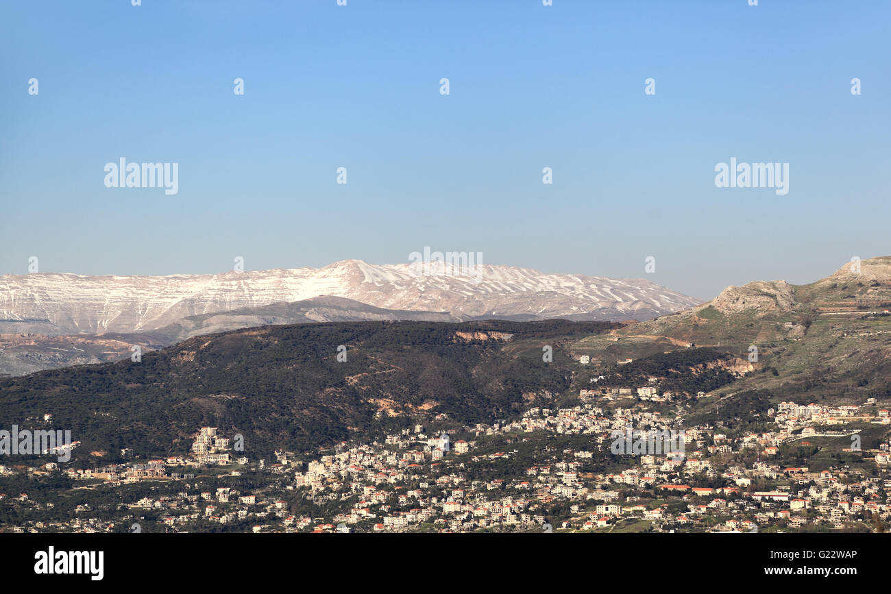 Lebanon Mountain Landscape Stock Photo - Alamy