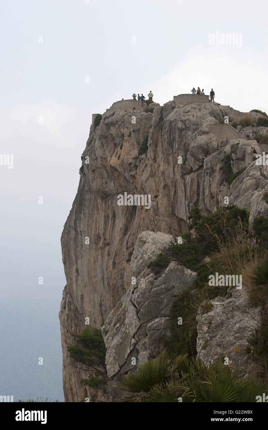 a beautiful moody picture of the cliff in Cap de Formentor from a ...