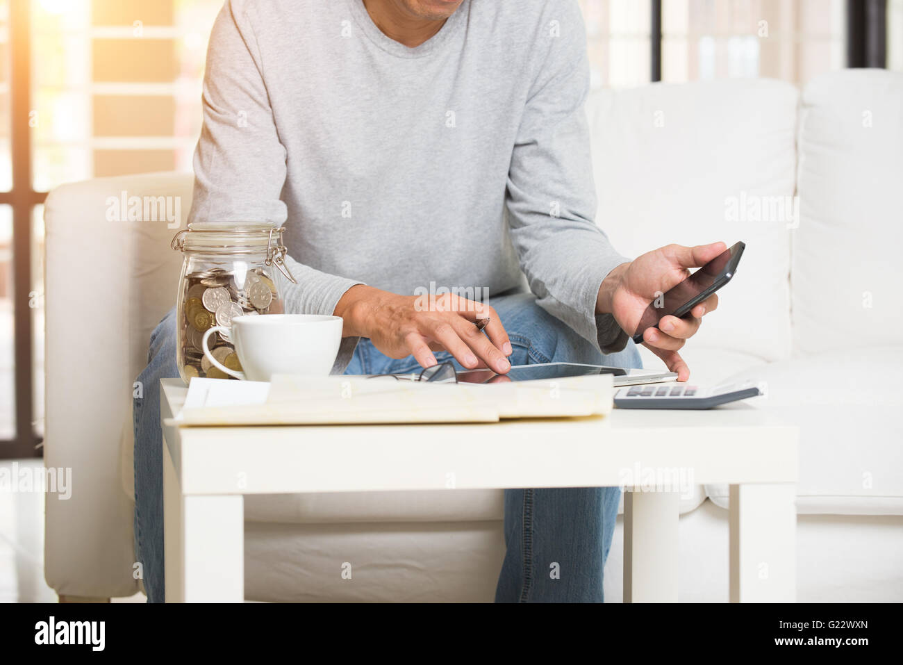 man calculating finance Stock Photo - Alamy man calculating finance Stock Photo - Alamy