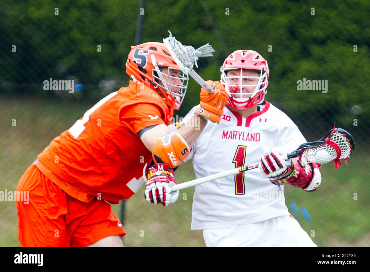 Brown Stadium. 21st May, 2016. RI, USA; Syracuse Orange defenseman ...