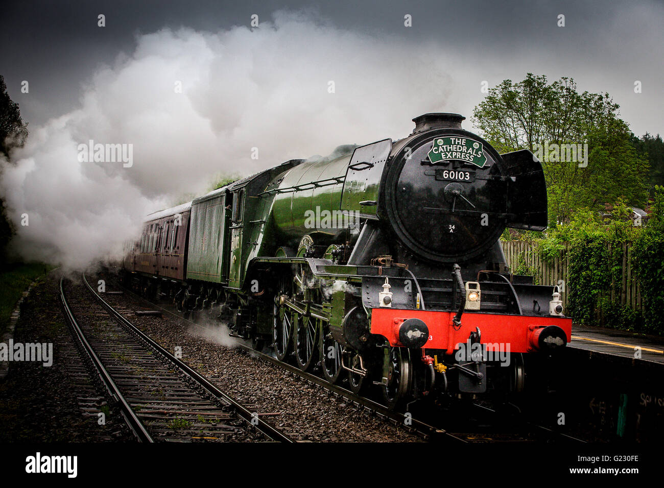 Flying scotsman train hi-res stock photography and images - Alamy