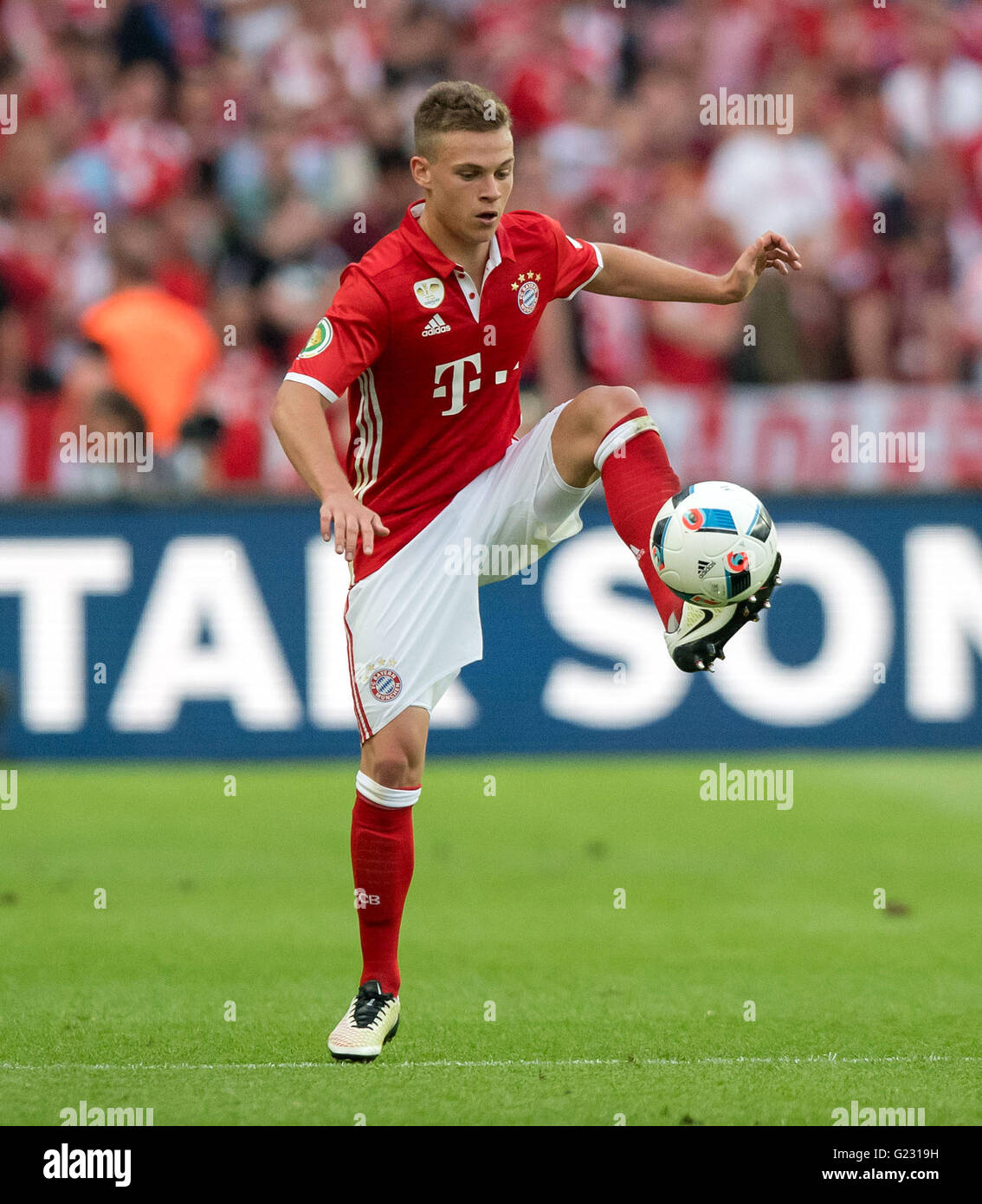 Berlin, Germany. 21st May, 2016. Munich's Joshua Kimmich during the DFB ...