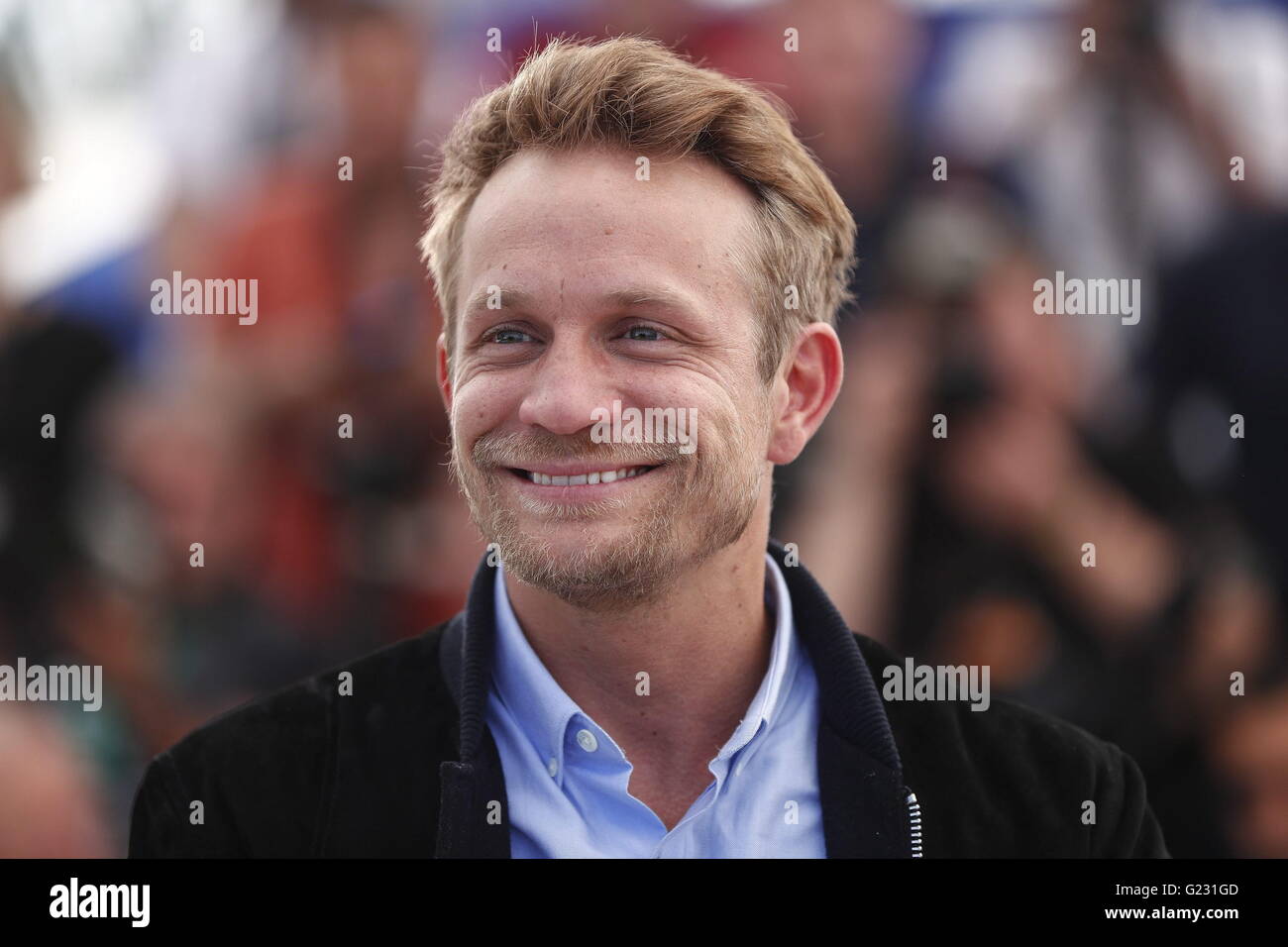 Cannes, France. 18th May, 2016. epa05313823 Belgian actor Jeremie ...