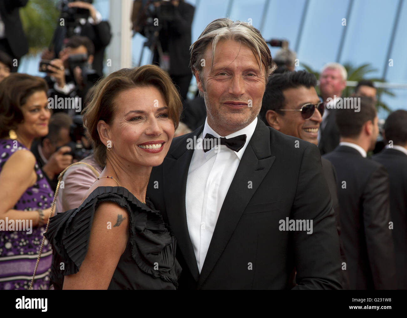 Mads Mikkelsen and his wife Hanne Jacobsen attend the premiere of 'The ...