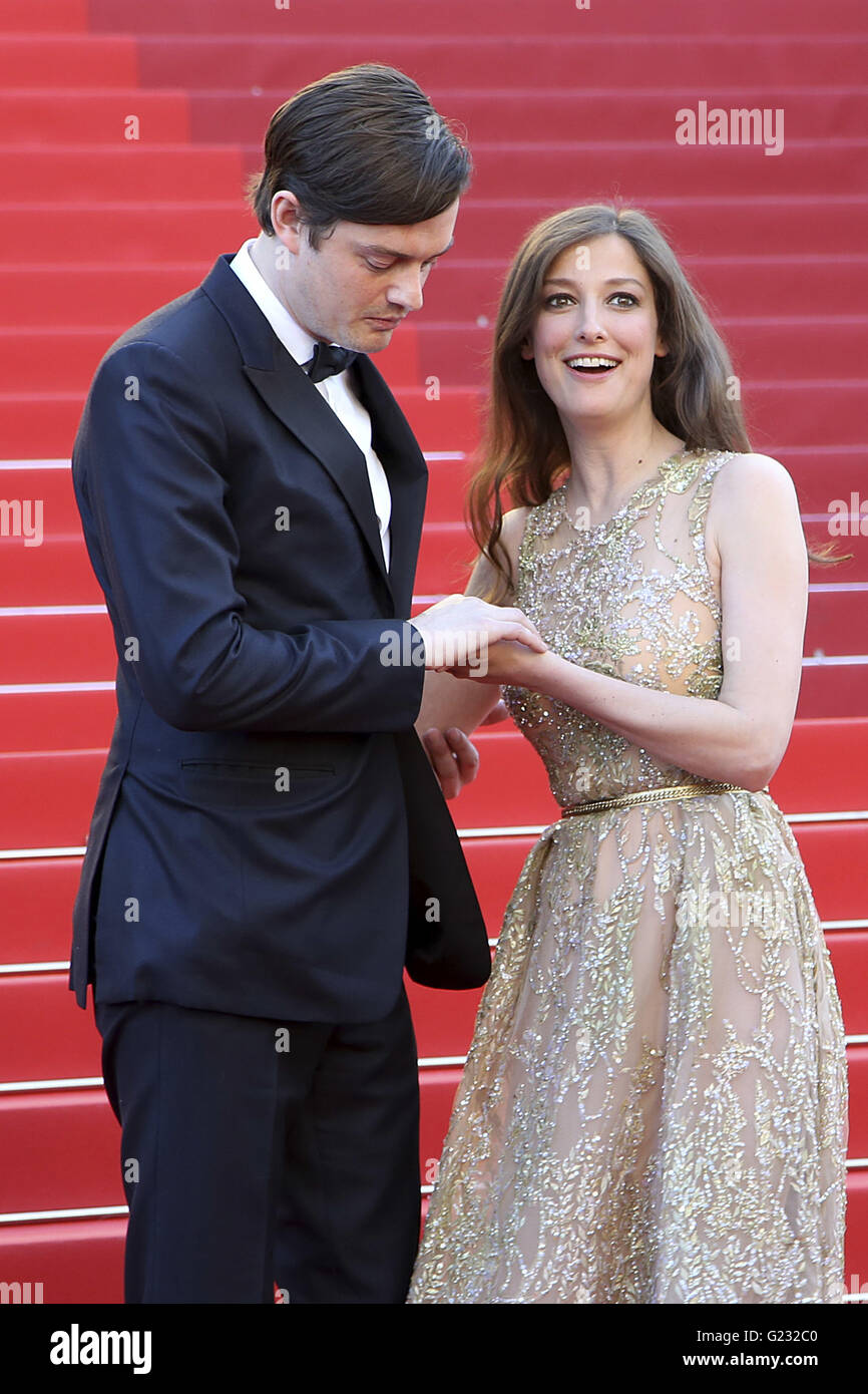 Alexandra Maria Lara and Sam Riley attending the 'Elle' premiere during ...