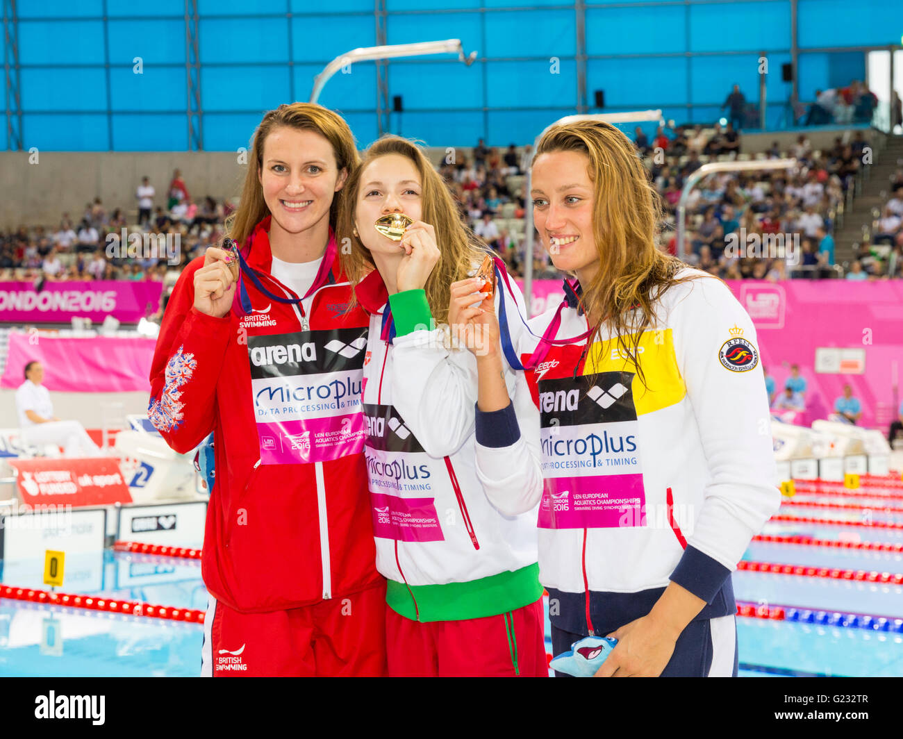 Aquatics Centre, London, UK, 22nd May 2016. European Swimming ...