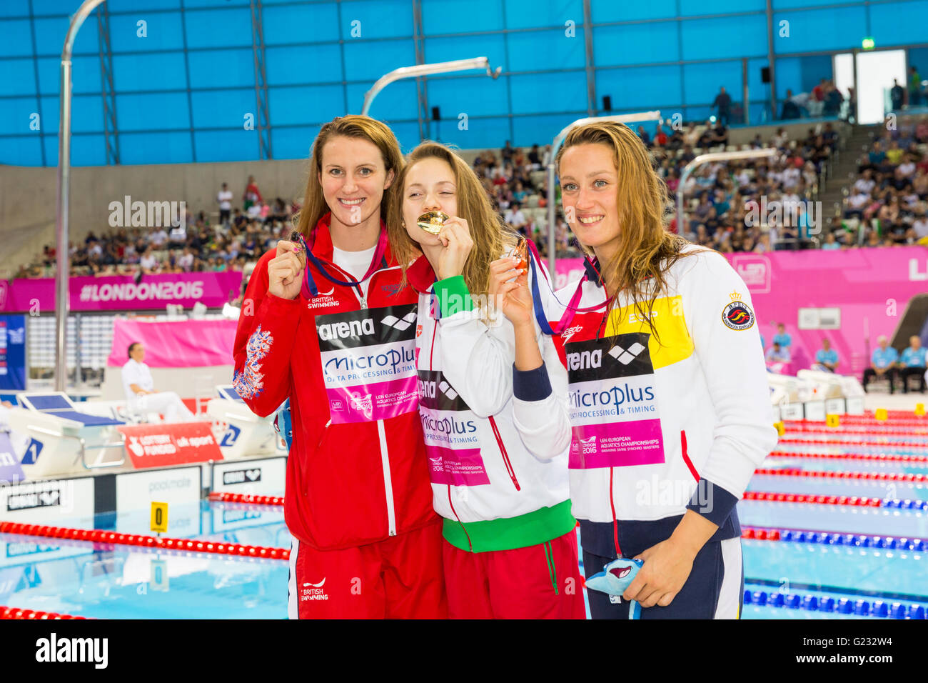 Aquatics Centre, London, UK, 22nd May 2016. European Swimming ...