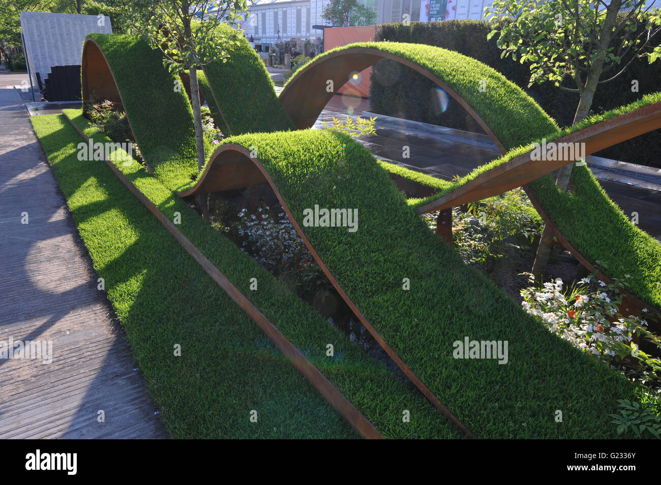 London, UK. 23rd May, 2016. The World Vision Garden (Designed by John ...