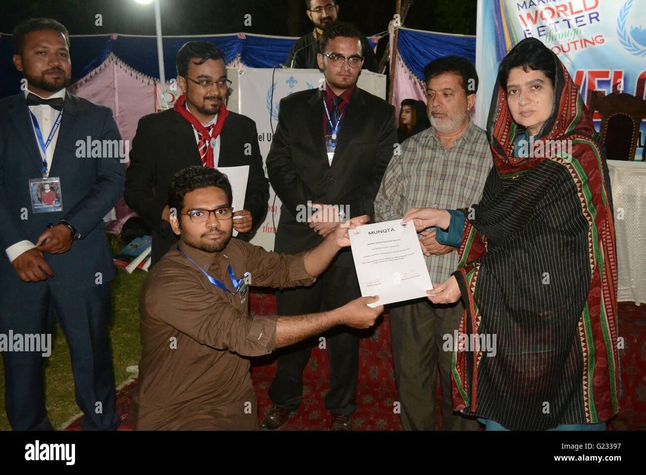 Quetta, Pakistan. 22nd May, 2016. Speaker Balochistan Assembly and ...