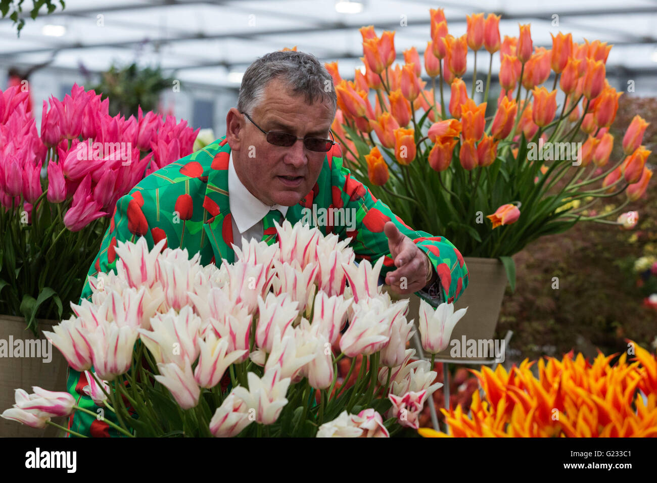 London, UK. 23 May 2016. Press day at the RHS Chelsea Flower Show. The ...