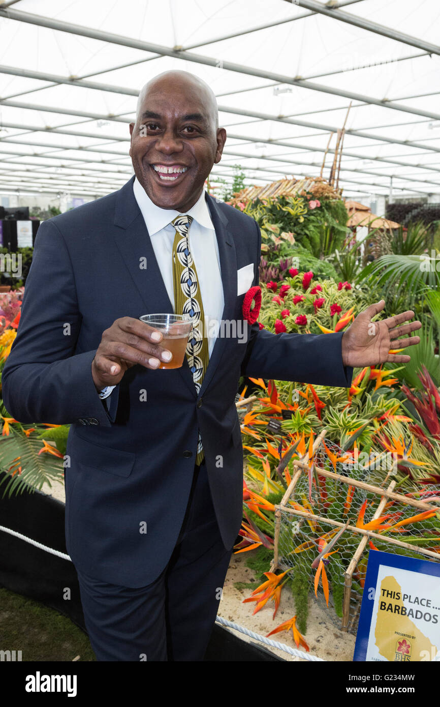 London, UK. 23 May 2016. Celebrity chef Ainsley Harriott. Press day at ...