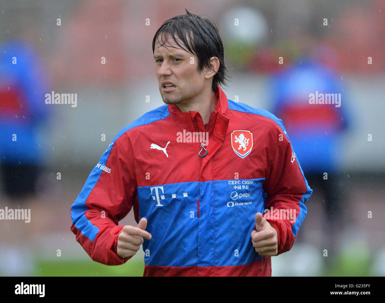 Prague, Czech Republic. 23rd May, 2016. Player of Czech national soccer ...
