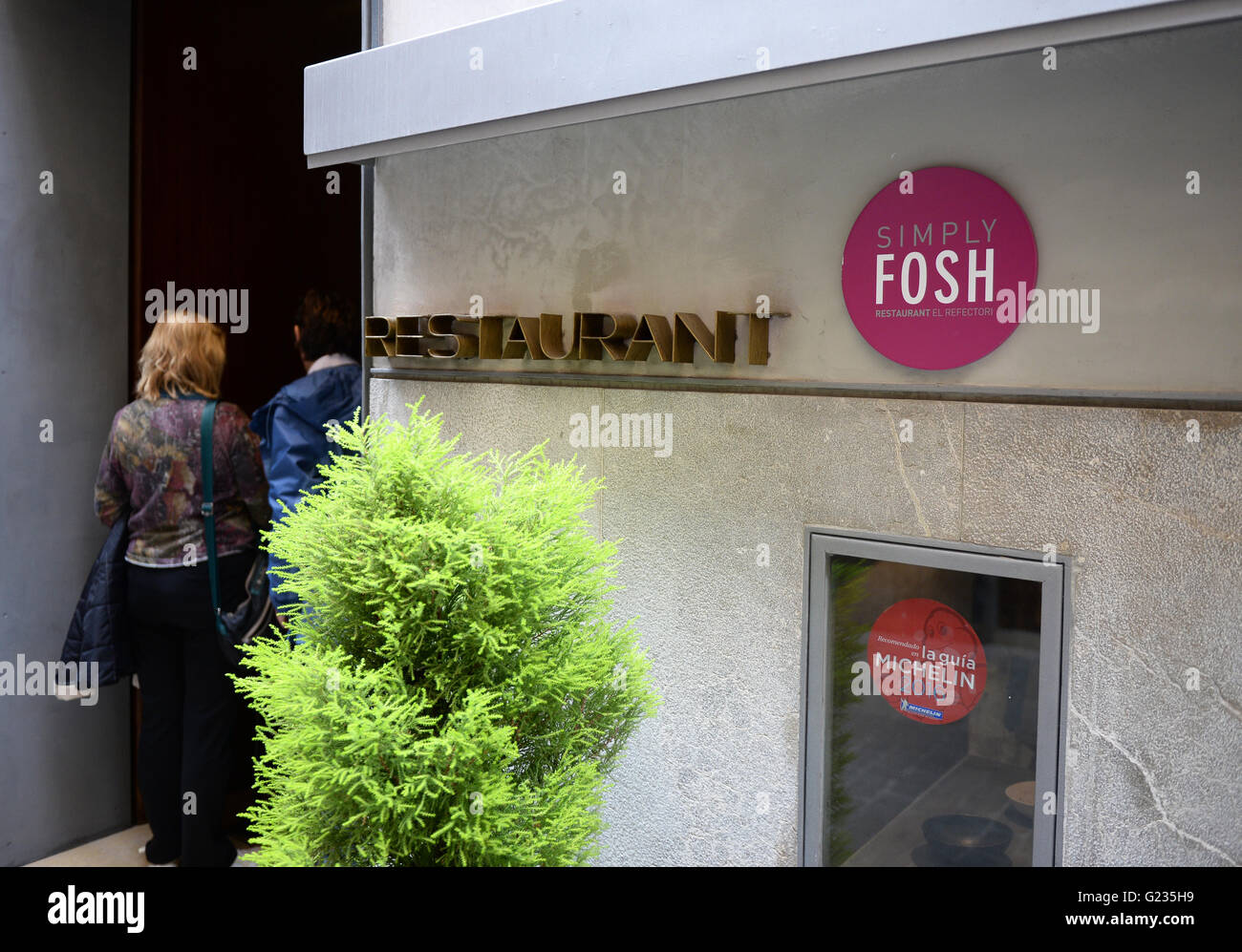 The restaurant 'Simply Fosh' of British chef Marc Fosh, located in the ...