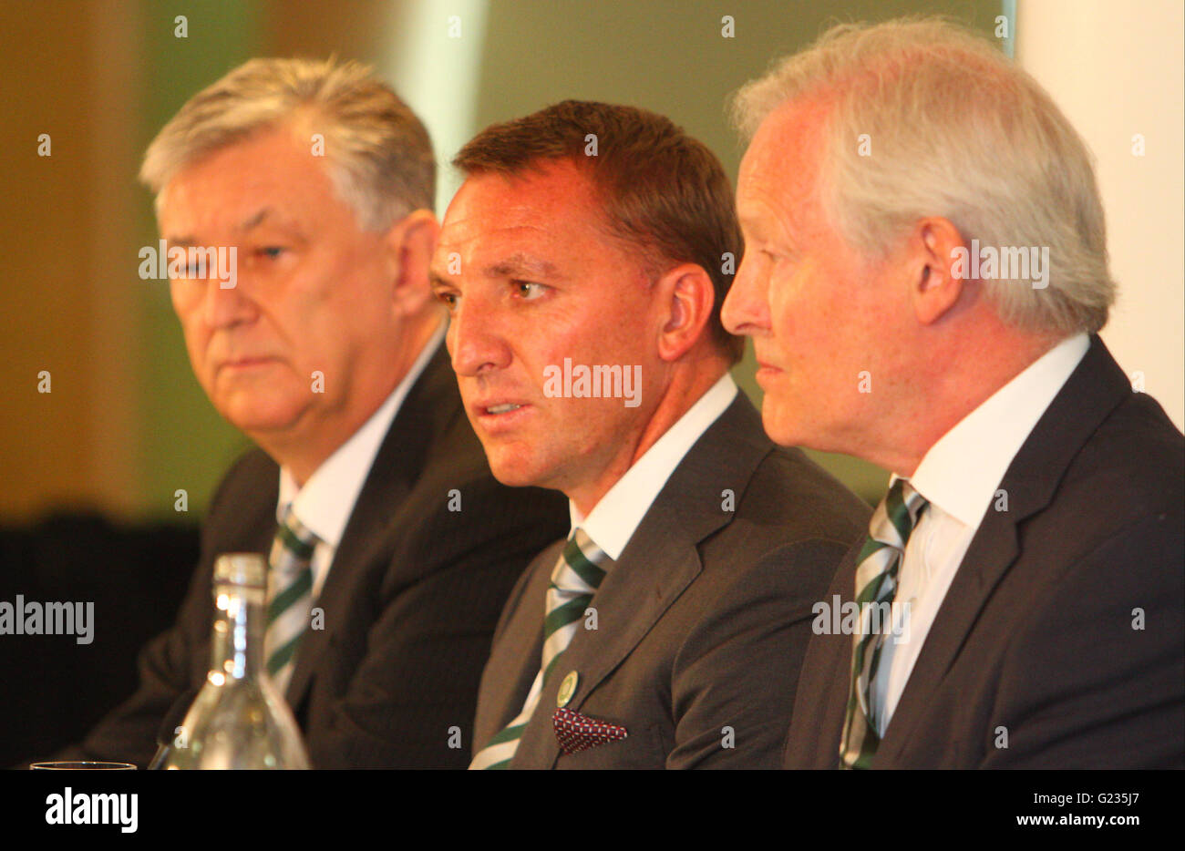 Celtic Park, Glasgow, Scotland. 23rd May, 2016. Celtic unveil Brendan ...