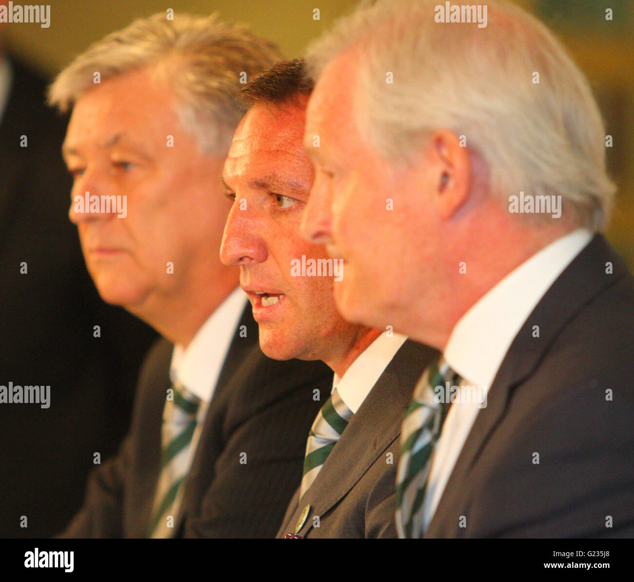 Celtic Park, Glasgow, Scotland. 23rd May, 2016. Celtic unveil Brendan ...
