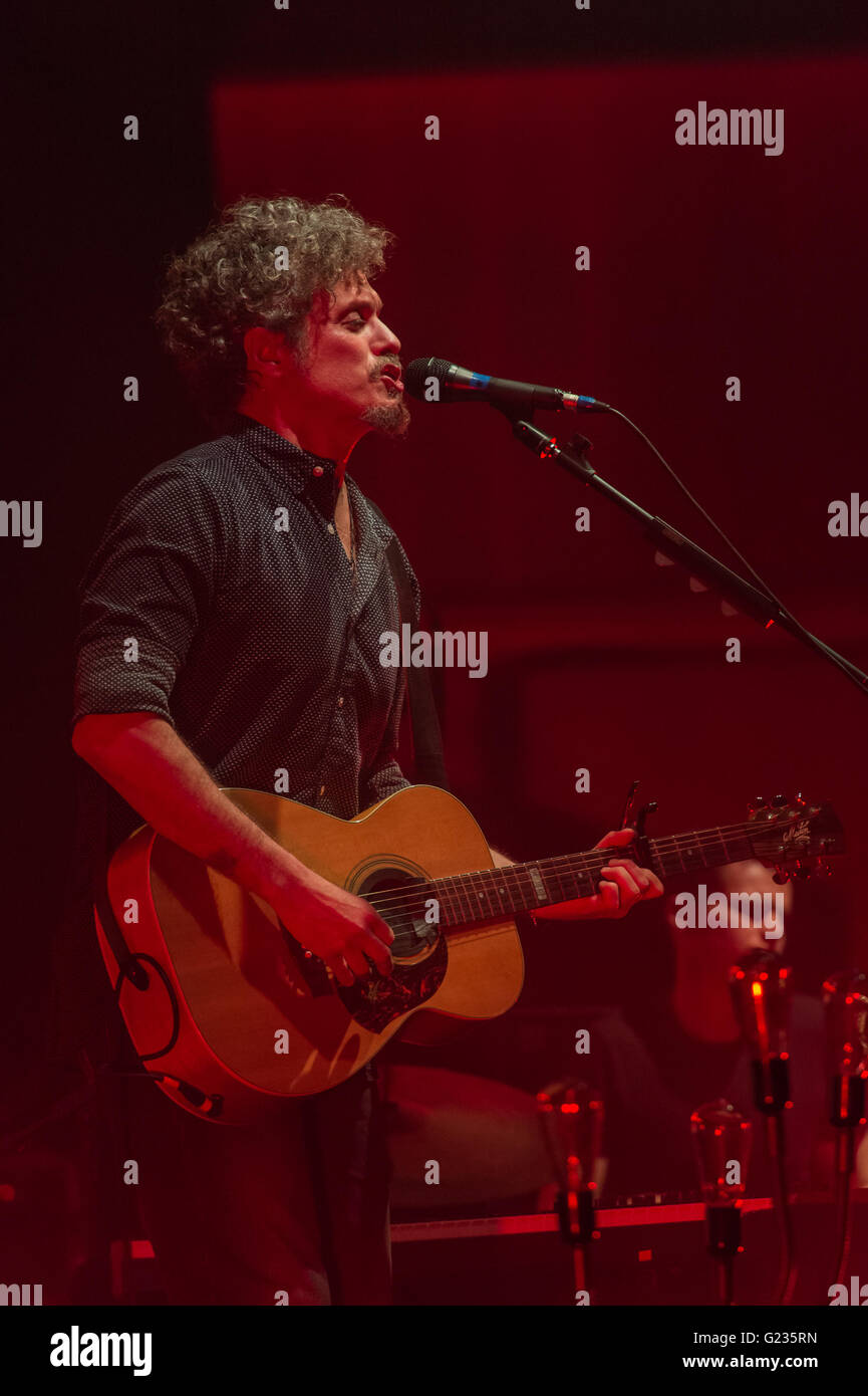 Rome, Italy. 22nd May, 2016. The Italian singer with his band performed ...