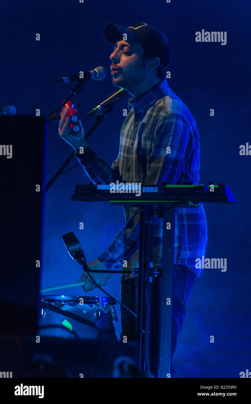 Rome, Italy. 22nd May, 2016. The Italian singer with his band performed ...