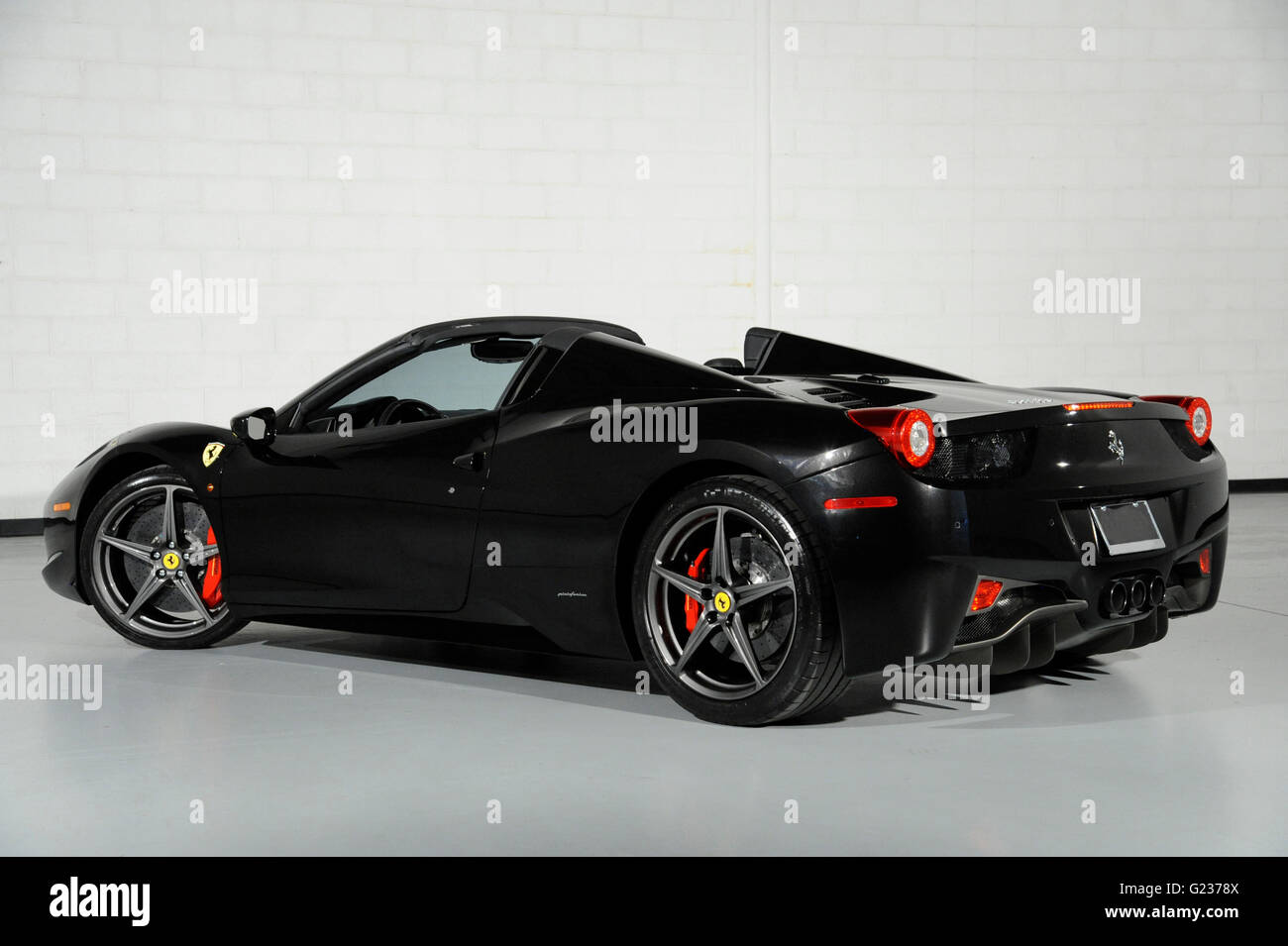 Exterior 2013 Ferrari F458 Spider Stock Photo - Alamy