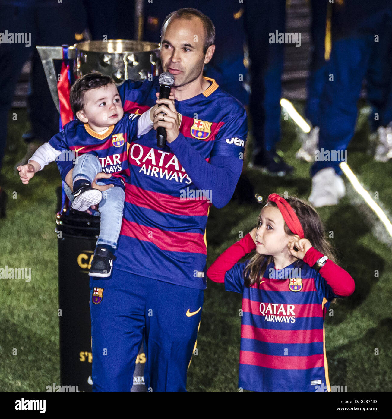 Barcelona, Catalonia, Spain. 23rd May, 2016. FC Barcelona's midfielder ...