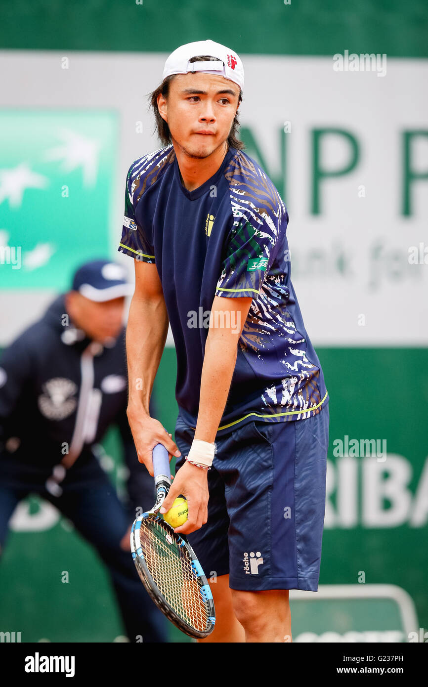 Paris, France. 23rd May, 2016. Taro Daniel (JPN) Tennis : Taro Daniel ...