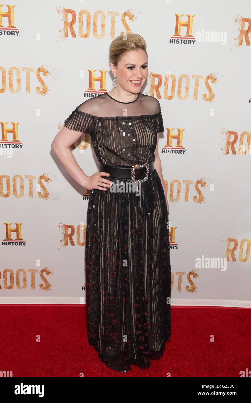 New York, NY, USA. 23rd May, 2016. Anna Paquin at arrivals for HISTORY ...