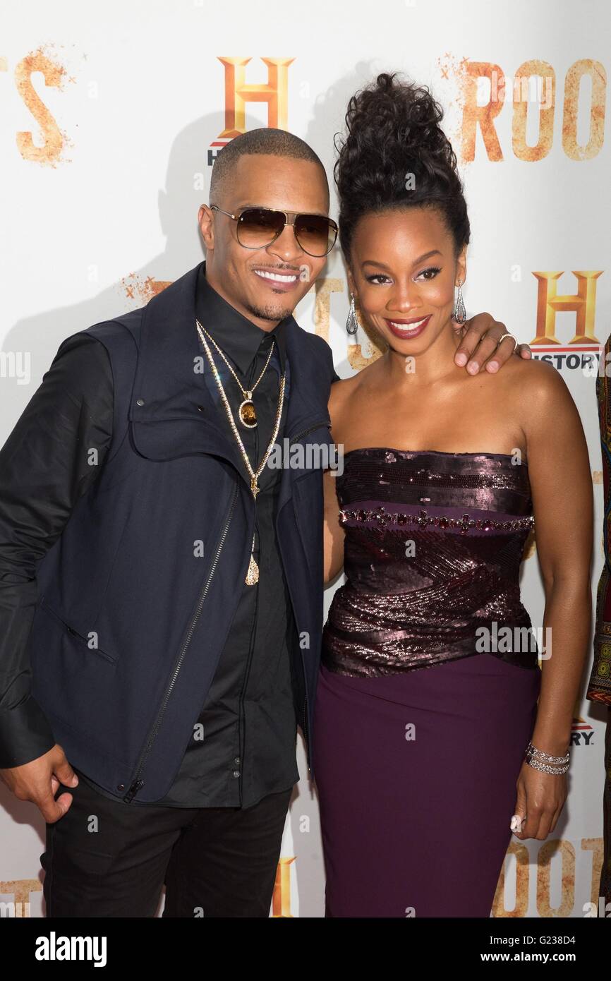 New York, NY, USA. 23rd May, 2016. T.I., aka, Tip "T.I." Harris, Anika ...