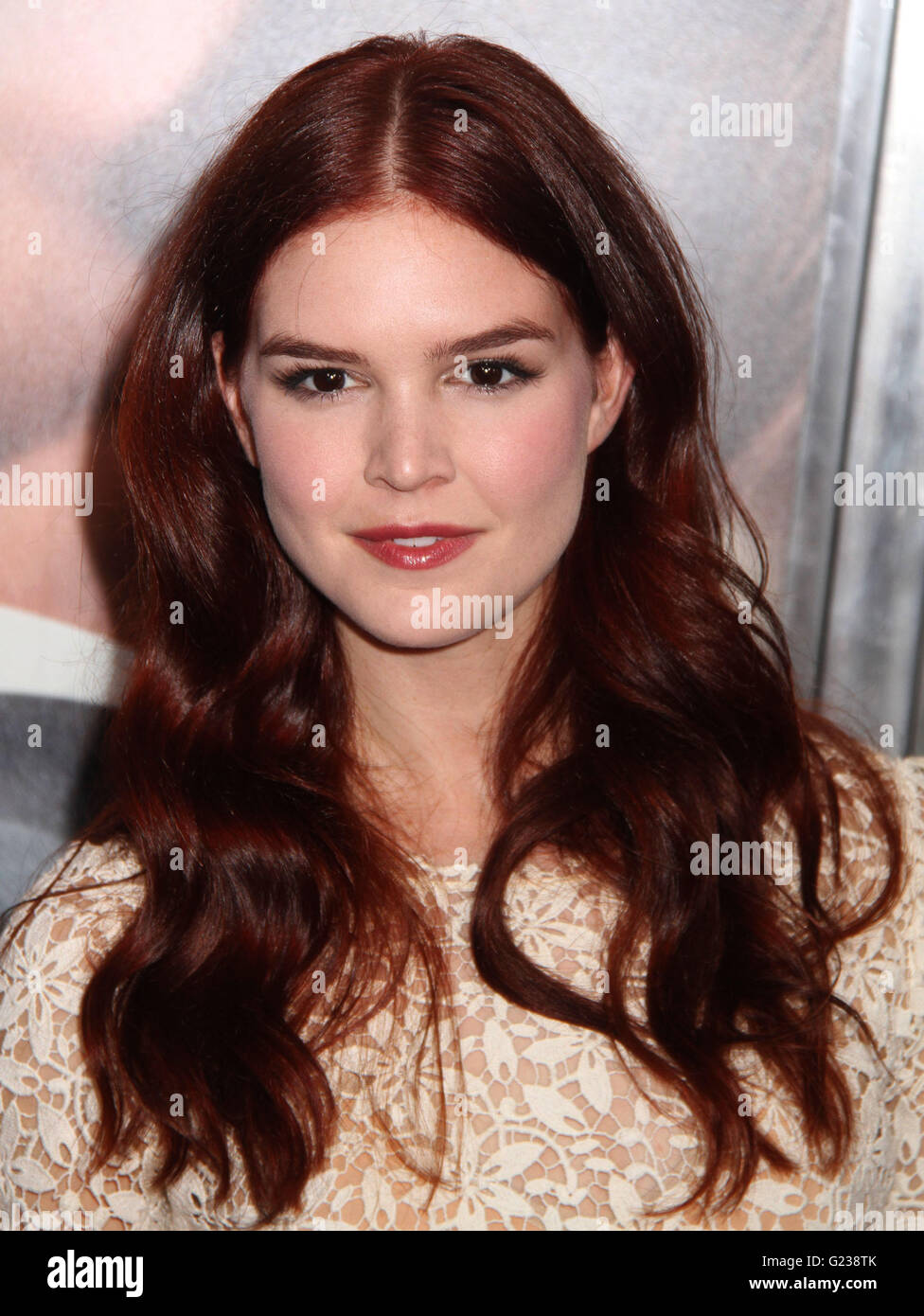 New York, USA. 23rd May, 2016. Actress EMILY TYRA attends the world ...