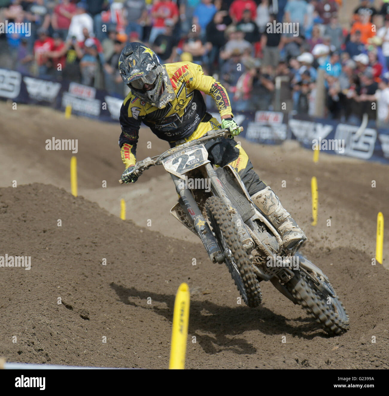 Lucas oil pro motocross finish hi-res stock photography and images - Alamy