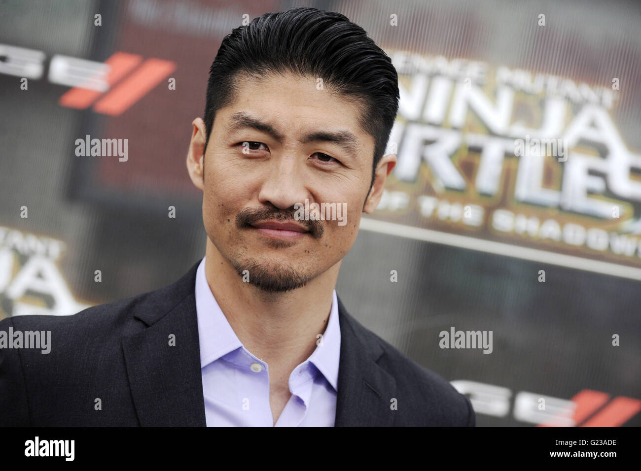 New York City. 22nd May, 2016. Brian Tee attends the 'Teenage Mutant ...