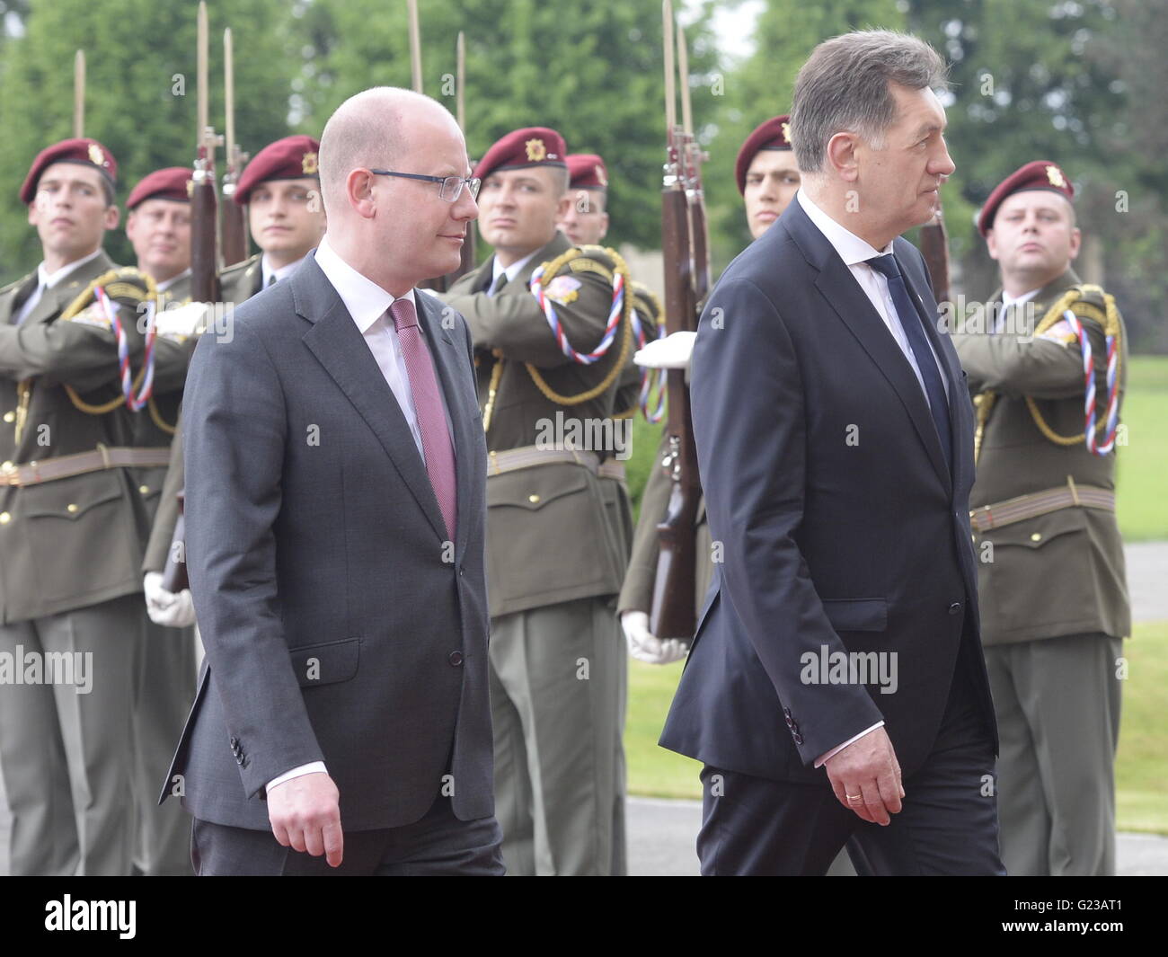 Prague, Czech Republic. 24th May, 2016. Czech Prime Minister Bohuslav ...