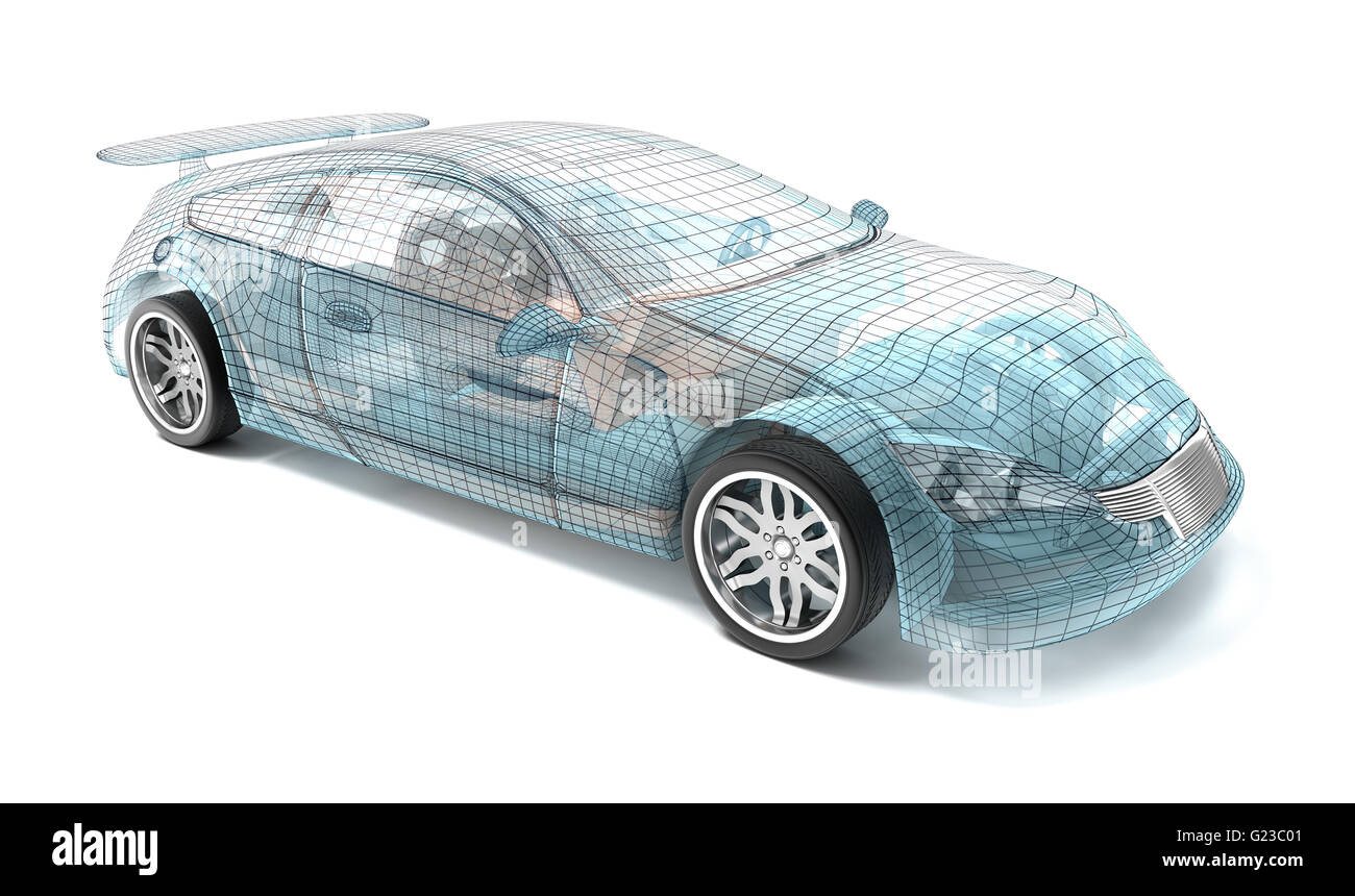 Car design plan Cut Out Stock Images & Pictures - Alamy