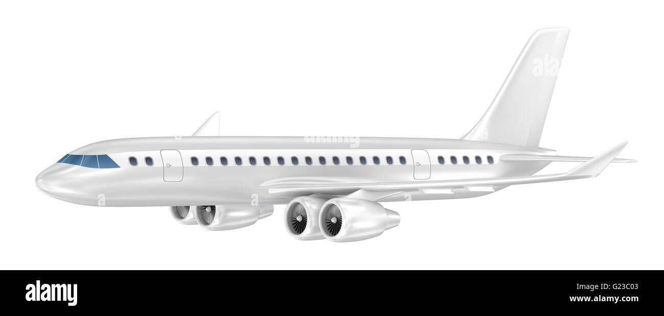 Large passenger plane. My own design Stock Photo - Alamy