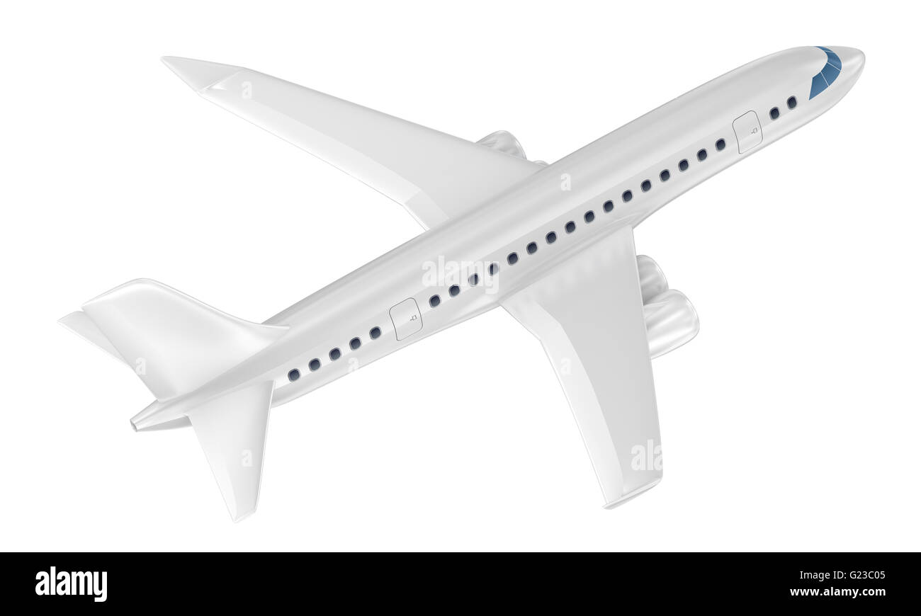 Large passenger plane. My own design Stock Photo - Alamy