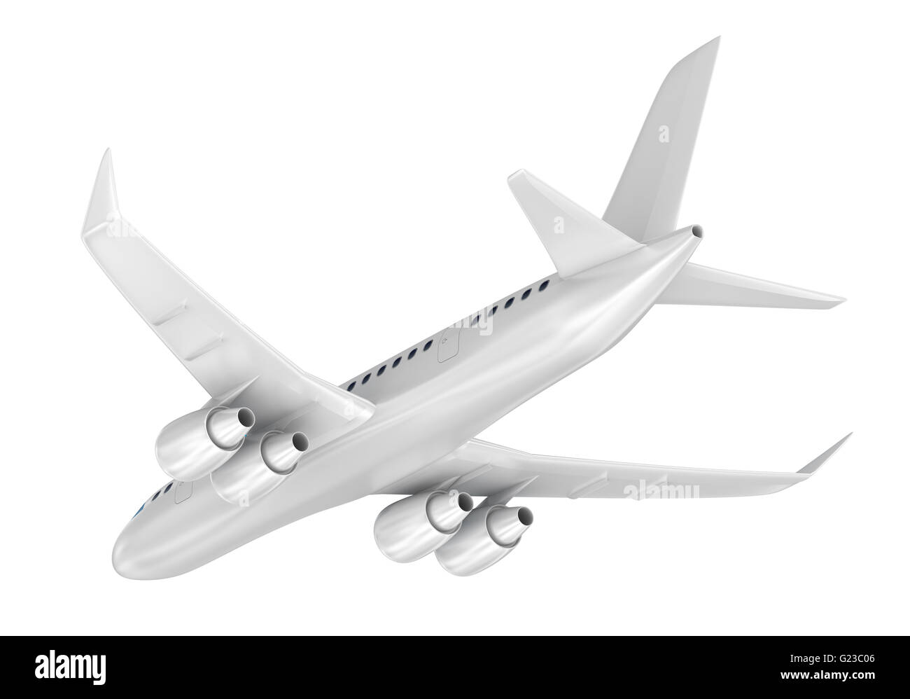 Large passenger plane. My own design Stock Photo - Alamy