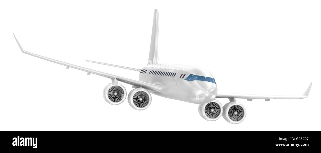 Large passenger plane. My own design Stock Photo - Alamy