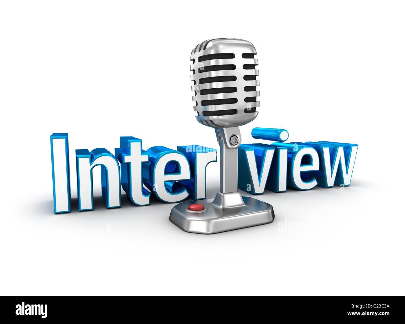Interview interviewing Cut Out Stock Images & Pictures - Alamy