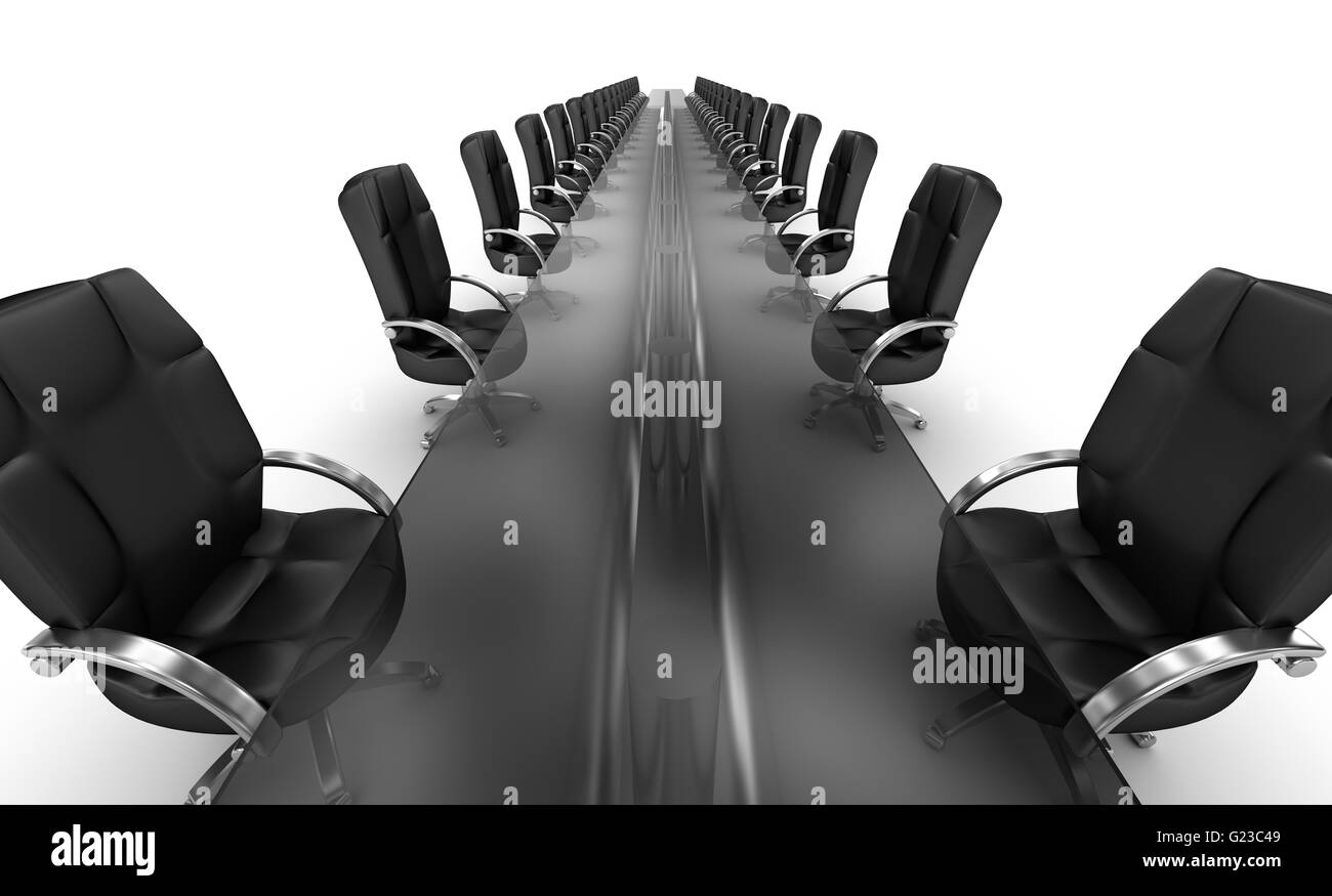 Business workplace, boardroom white interior Stock Photo - Alamy