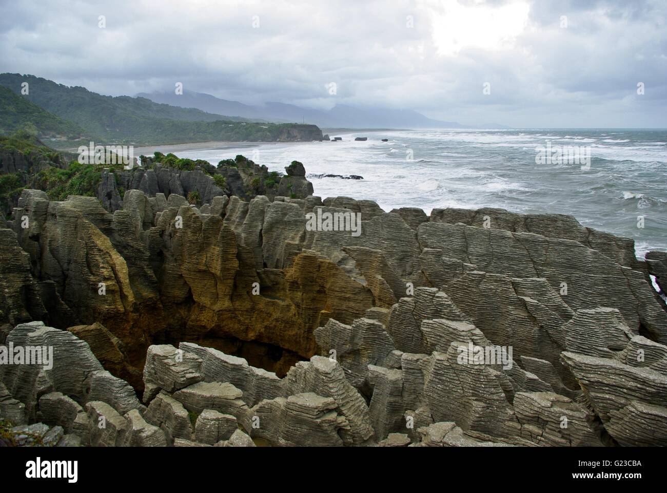 Pancake rocks and blowholes hi-res stock photography and images - Alamy