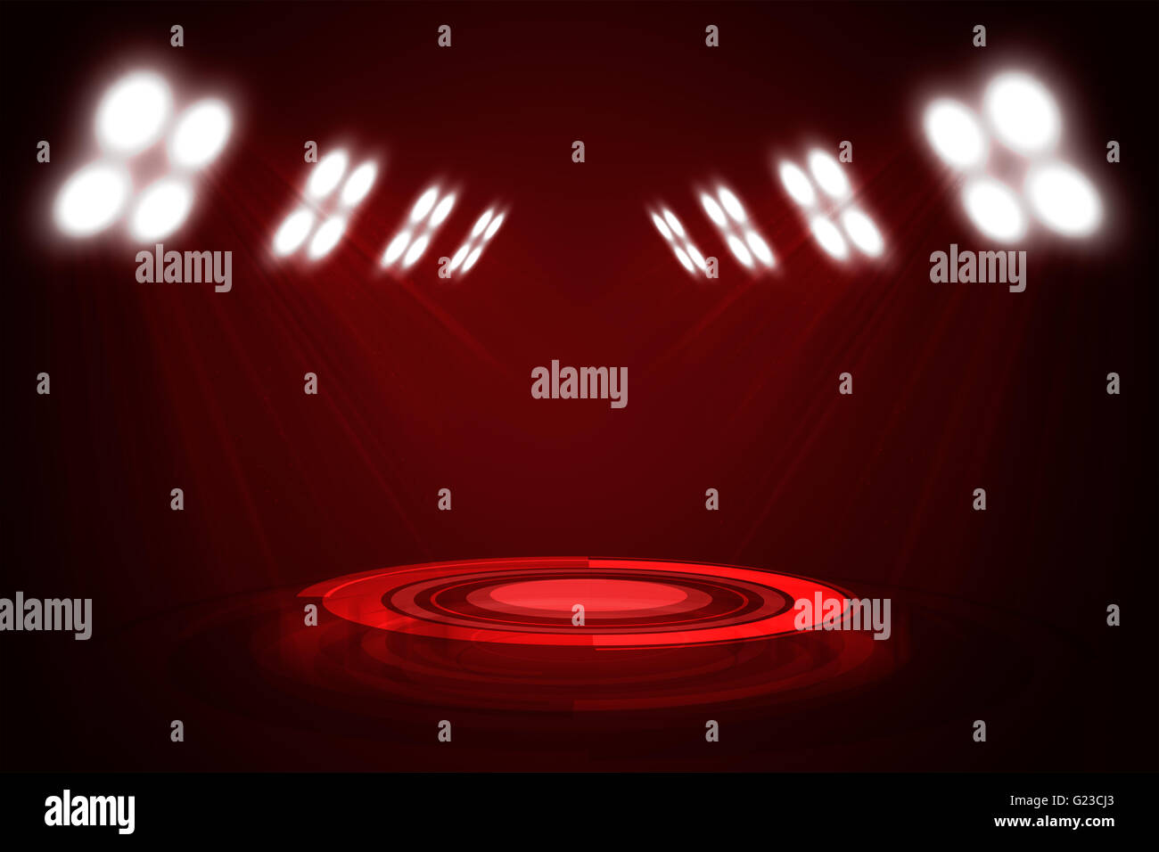 Abstract red exhibition background Stock Photo - Alamy